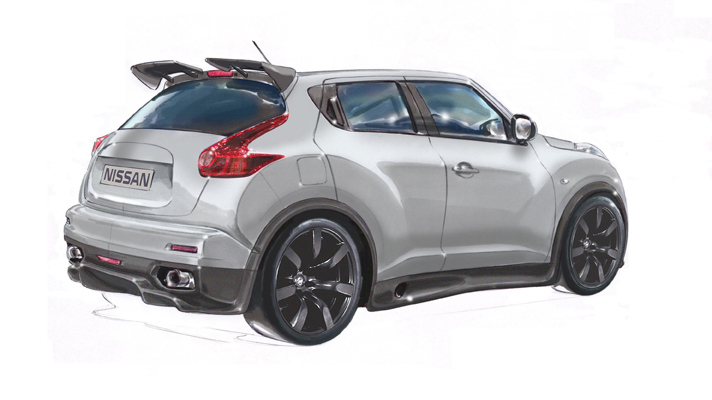 Nissan Juke-R with 480bhp 3.8-litre Twin Turbo V6 Engine from GT-R