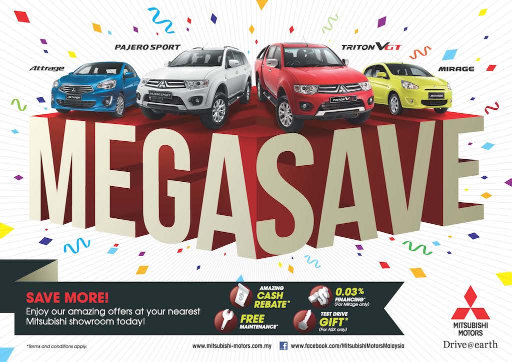 Mitsubishi Motors MEGA Save Offers in Malaysia